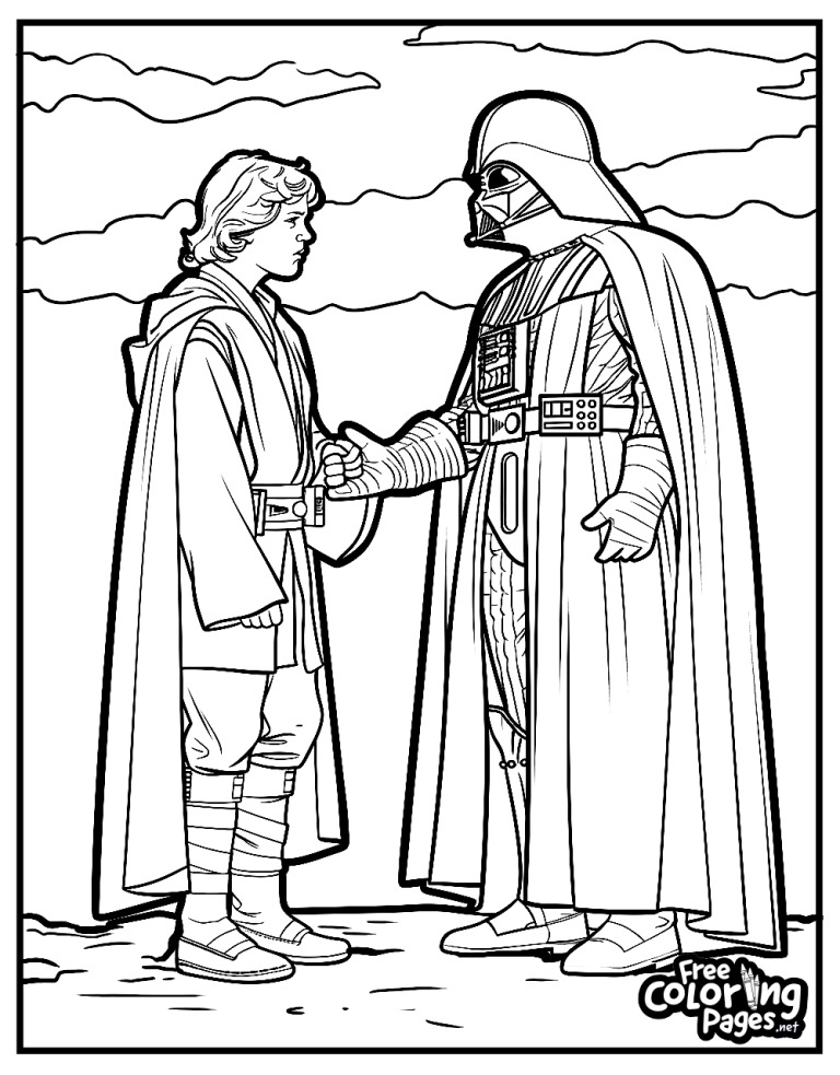 Darth Vader Coloring Pages - Free Coloring Pages