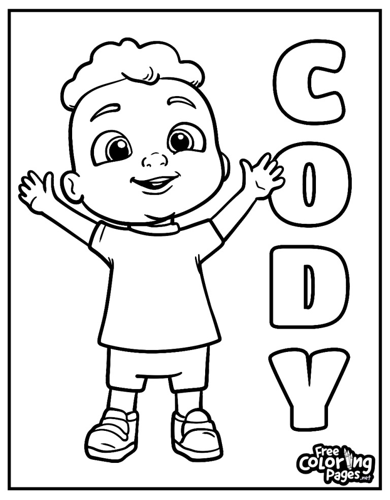 Cocomelon Coloring Pages - Free Coloring Pages