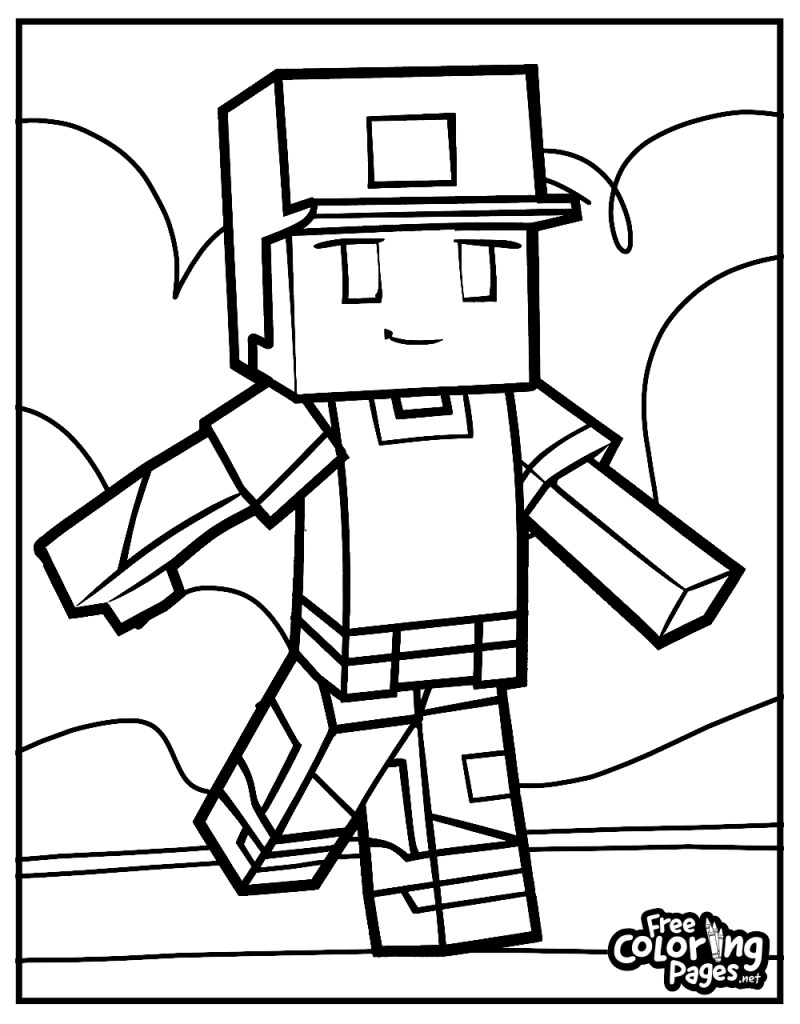 Minecraft Coloring Pages - Free Coloring Pages